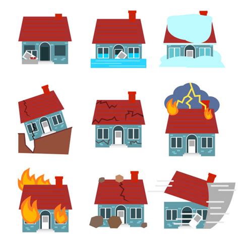 Building Collapsing Illustrations Royalty Free Vector Graphics And Clip