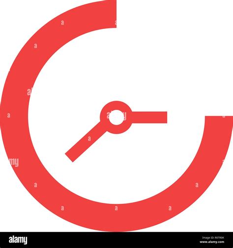Clock Speed On White Background Vector Illustration Stock Vector Image