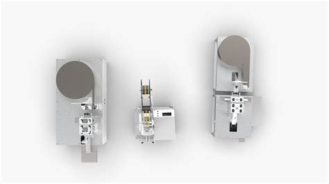 Automatic Capacitor Corner Cutting And Bending Machine 3d Model