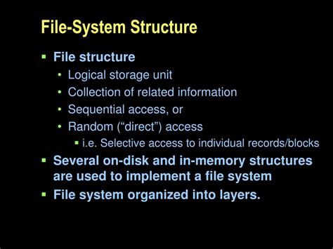 PPT Chapter File System Implementation PowerPoint Presentation Free Download ID