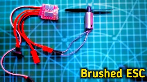 How To Control Dc Motor With Brushed Esc Youtube