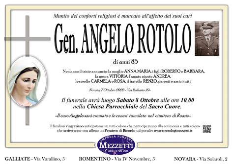 Necrologio Angelo Rotolo Necrologi Mezzetti