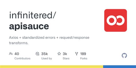 GitHub Infinitered Apisauce Axios Standardized Errors Request Response Transforms