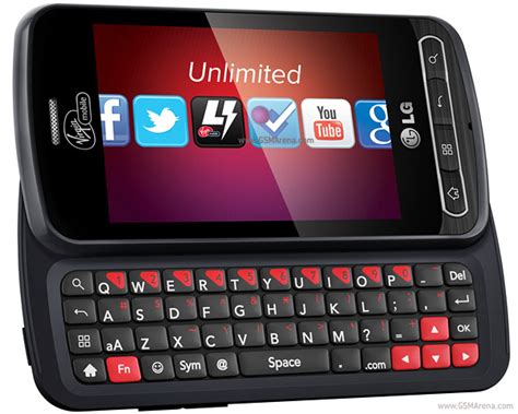 LG Optimus Slider Pictures Official Photos