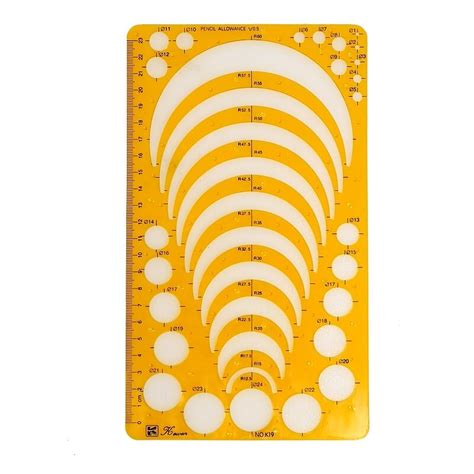 Ellipse Drafting Template 4 Kinds Eccentricity Dra Grandado