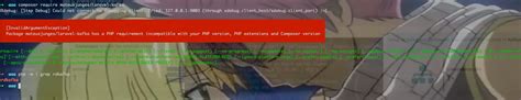 QUESTION Incompatible PHP Version Issue 3 Mateusjunges Laravel