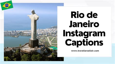 Rio De Janeiro Brazil Captions For Instagram Puns Quotes Short Captions