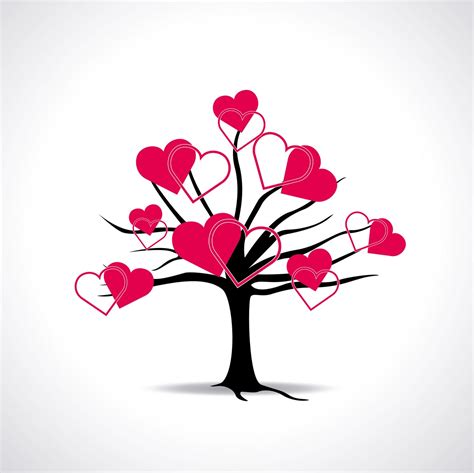 Heart Tree Vector At Collection Of Heart Tree Vector Free For Personal Use