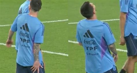 Video Viral Lionel Messi Bromeó Con Supuesta Lesión Y Asustó A Toda