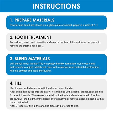Dental Care Kit Tooth Repair Glue For Missing Or Broken Teeth Crowns