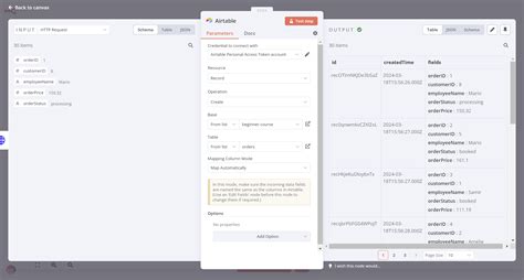 Inserting Data Into Airtable N8n Docs