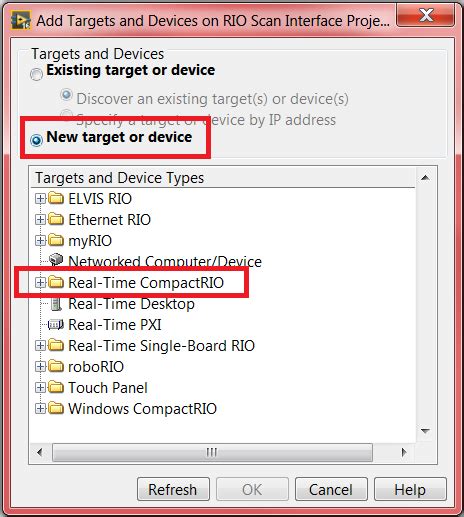 在labview Real Time项目中部署到其他compactrio模型 Ni