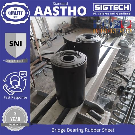 Bridge Bearing Rubber Sheet Sig Rs Sigtech Karawang Jawa Barat