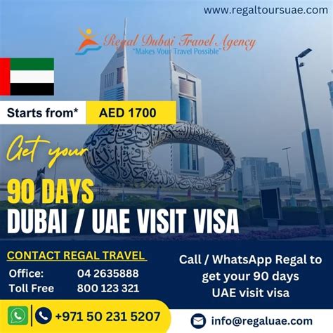 Get Your 90 Days Dubai Uae Visa Apply Now Regal Tours