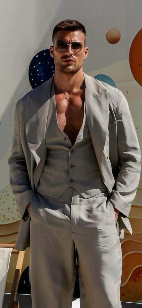 Muscle Hunk In Suit