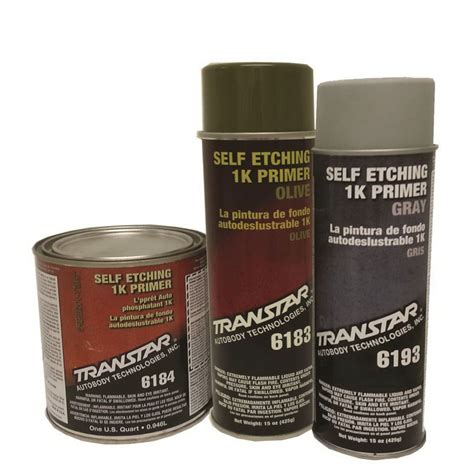 Transtar Trp6193 20 Oz Self Etching 1k Primer Gray