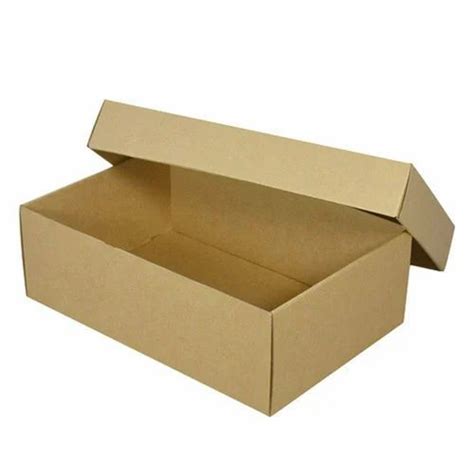 Single Phase 2 Ply Corrugated Shoes Packaging Box At Rs 18 Piece In Vasai