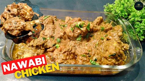 Nawabi Chicken Masala Recipe Chicken Nawabi Recipe Restaurant Style Chicken Nawabi Handi