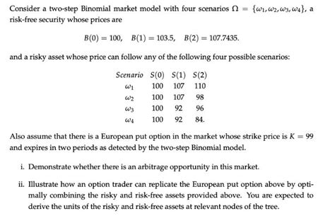 [solved] Consider A Two Step Binomial Market Model Solutioninn