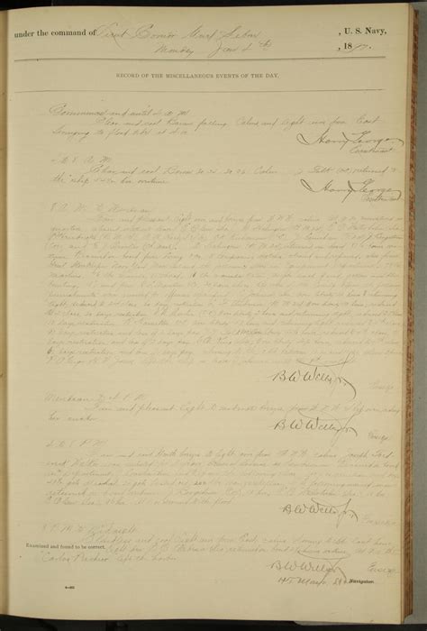 Uss Thetis Log Books