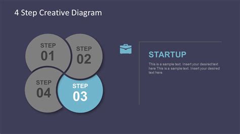 Free 4 Step Diagram Template For Powerpoint Slidemodel Powerpoint