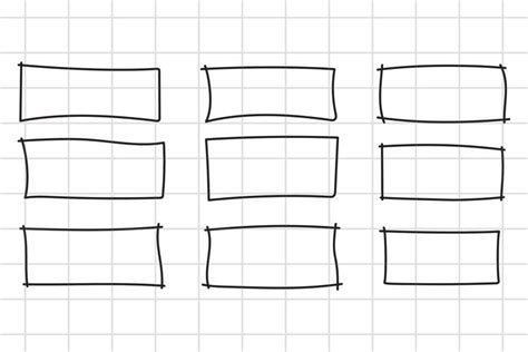 Hand Drawn Rectangle Frame Svg Png Cut File