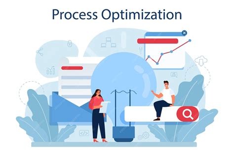 Premium Vector Process Optimization Concept Idea Of Business Improvement And Development