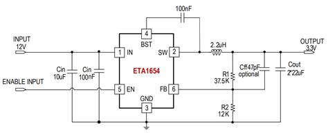Eta1654fsg 18v 4a高效同步降压变换器 产品展示