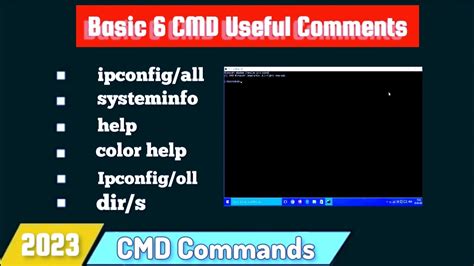 Top 6 Basic Useful Cmd Command Basic Cmd Commands For Windows 1011