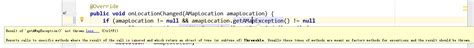 Java What Is Throwable Result Of Method Call Ignored In Android