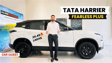 2024 Tata Harrier Fearless Plus Walkaround Car Quest Youtube