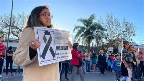 Las Imágenes De La Marcha Contra La Inseguridad En Barrio Guadalupe Oeste