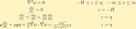 Surface Gravity Waves Applied Mathematics