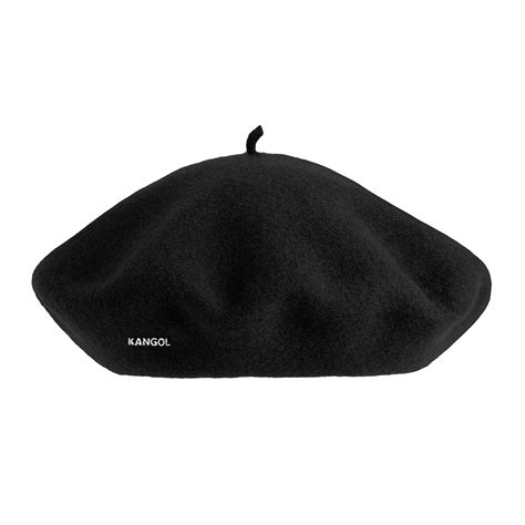 Kangol Modelaine Wool Beret 貝雷帽 黑色 Logo 蓓蕾帽 袋鼠牌 貝蕾帽 羊毛 畫家帽 蝦皮購物