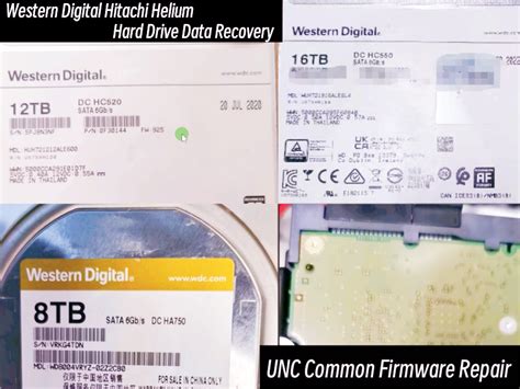 Recover Lost Data From WD Hitachi Helium Hard Drives With UNC Common