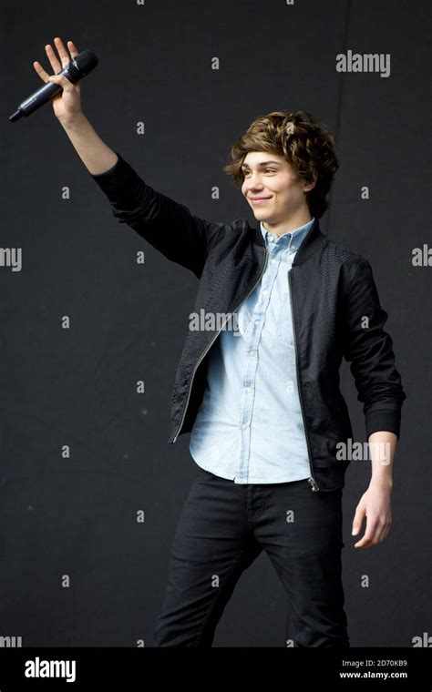 George Shelley Of Union J Performing At The Allstarz Summer Party At