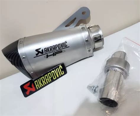 Ponteira Escape Akrapovic Moto Bmw Suzuki Srad S Rr Ninja Parcelamento Sem Juros