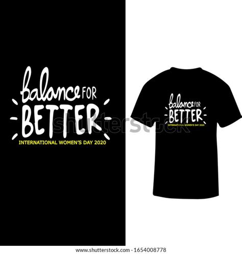 Balance Better International Womens Day Womens Stock Vector Royalty