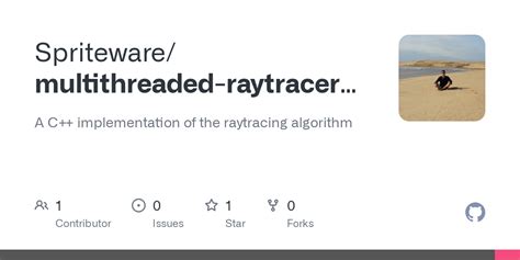 Github Spritewaremultithreaded Raytracer Freeimage Sdl A C