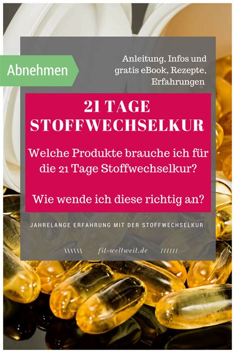 Produkte Stoffwechselkur: Welche Produkte brauche ich für die 21 Tage ...