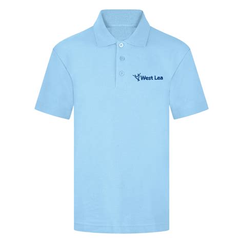 West Lea Sky Polo Shirt Smiths Schoolwear