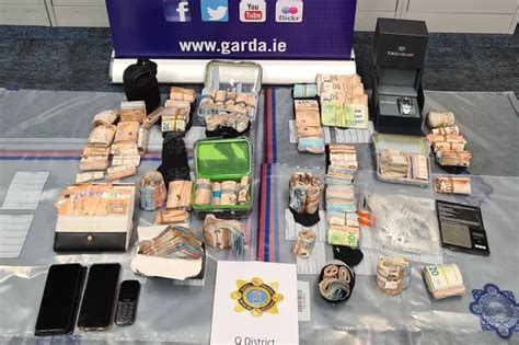 Man Arrested As Gardai Seize Cash Designer Watch And Mobile Phones In