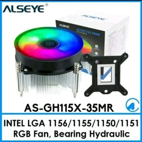 Promo Cooling Fan Prosesor Alseye Rgb Socket 1150 1155 1156 Model Baut Diskon 23 Di Seller