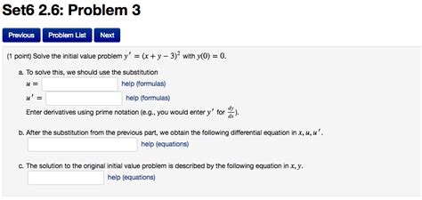 Solved Set6 26 Problem 3 Previous Problem List Next 1