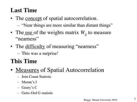 Ppt Spatial Autocorrelation In China Global And Local Measures Powerpoint Presentation Id
