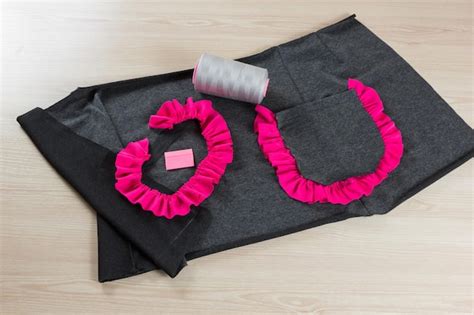 Premium Photo Patterns For Tailoring On Table The Process Of