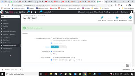 ERROR al cargar la pagina PrestaShop Download instalación
