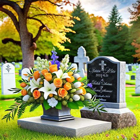 Gravesite Flower Ideas