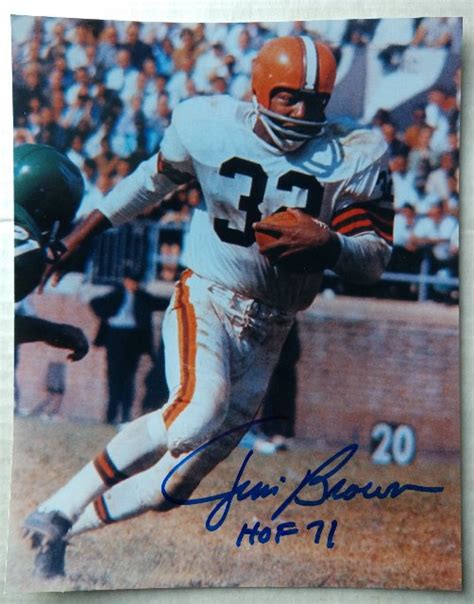 Lot Detail Jim Brown Signed Color Photo Cas Authenticated