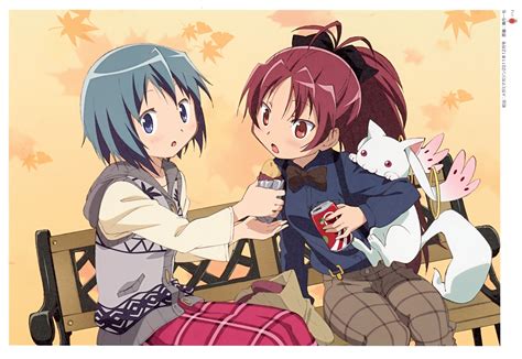 Anime Miki Sayaka Kyuubey Mahou Shoujo Madoka Magica Sakura Kyoko